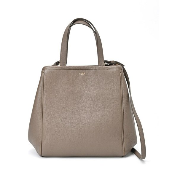 Celine | Bags | Celine Small Fold Cabas Tote Bag 947 Grained Calfskin ...